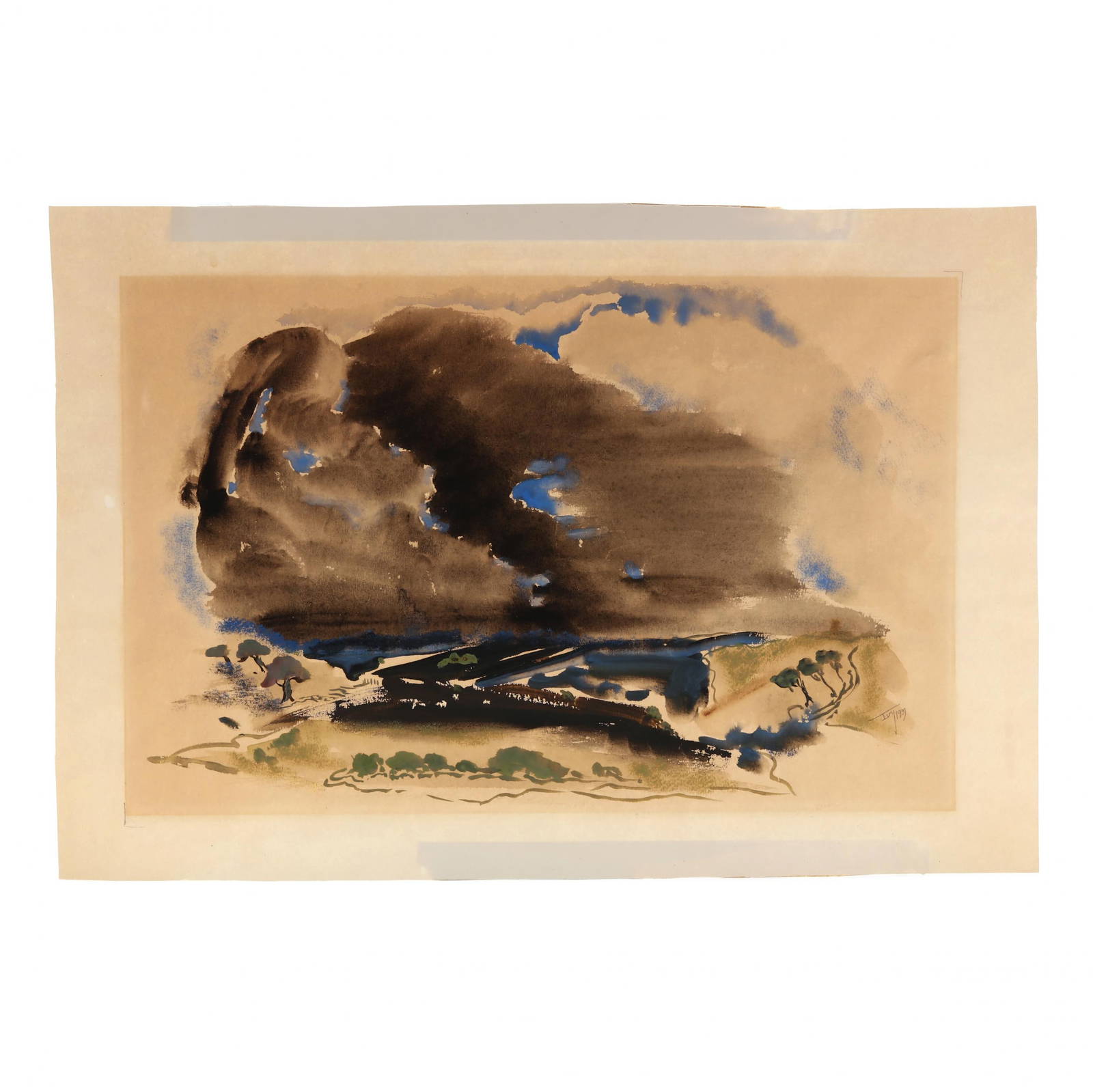 Gregory Ivy (nc, 1904-1985), Rolling Clouds Auction