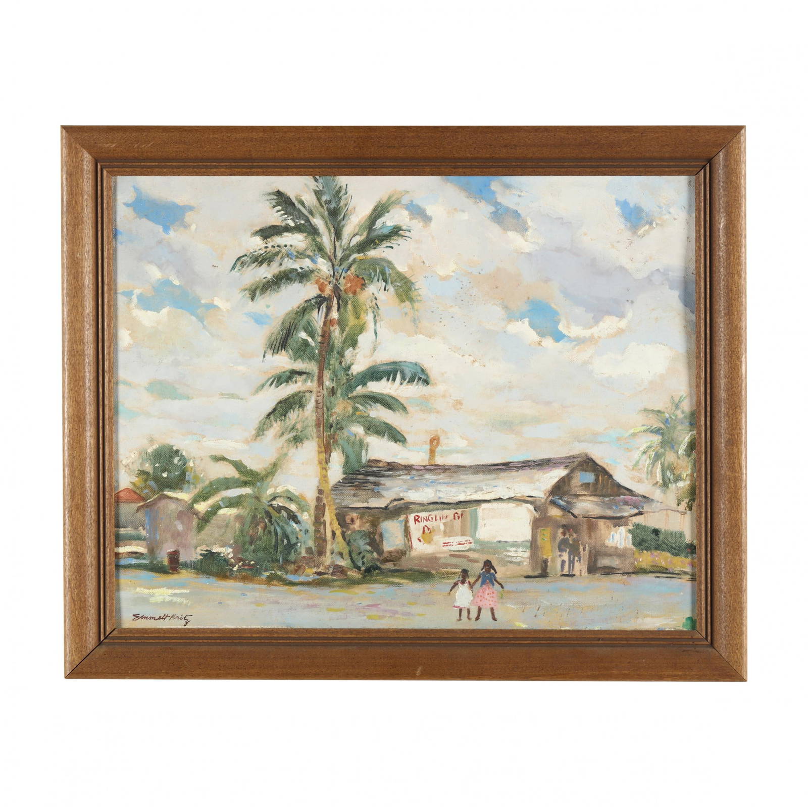 Emmett John Fritz (american, 1917-1995), Florida Scene Auction