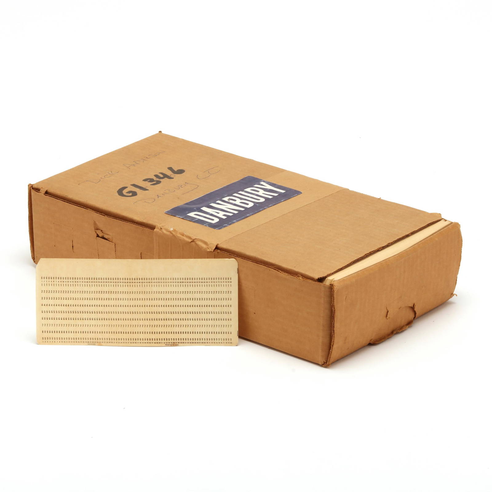 A Boxed Set Of Vintage 5081 Ibm Punch Cards Auction