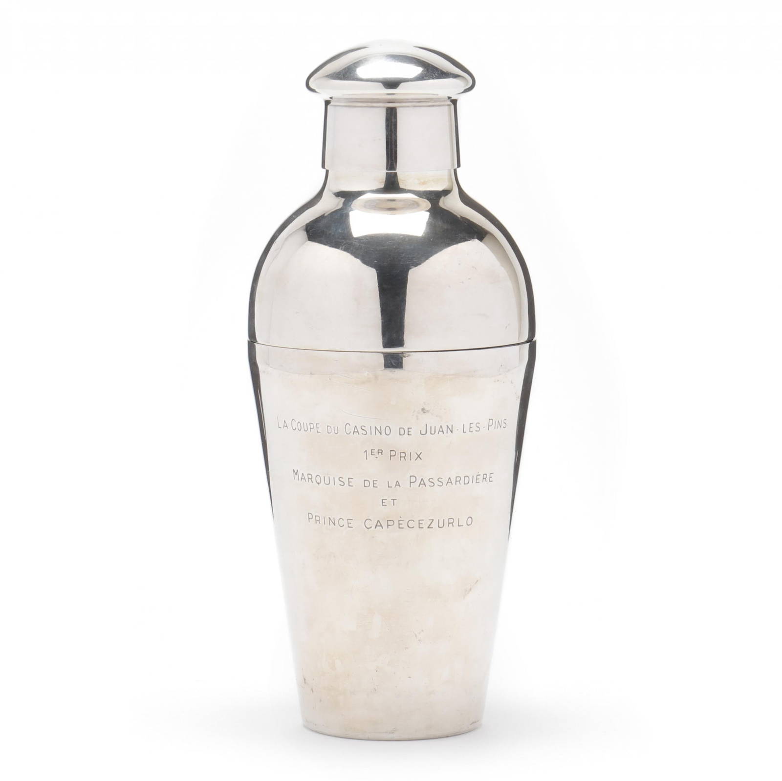 A Vintage Silver-plated Bridge Trophy Cocktail Shaker Auction