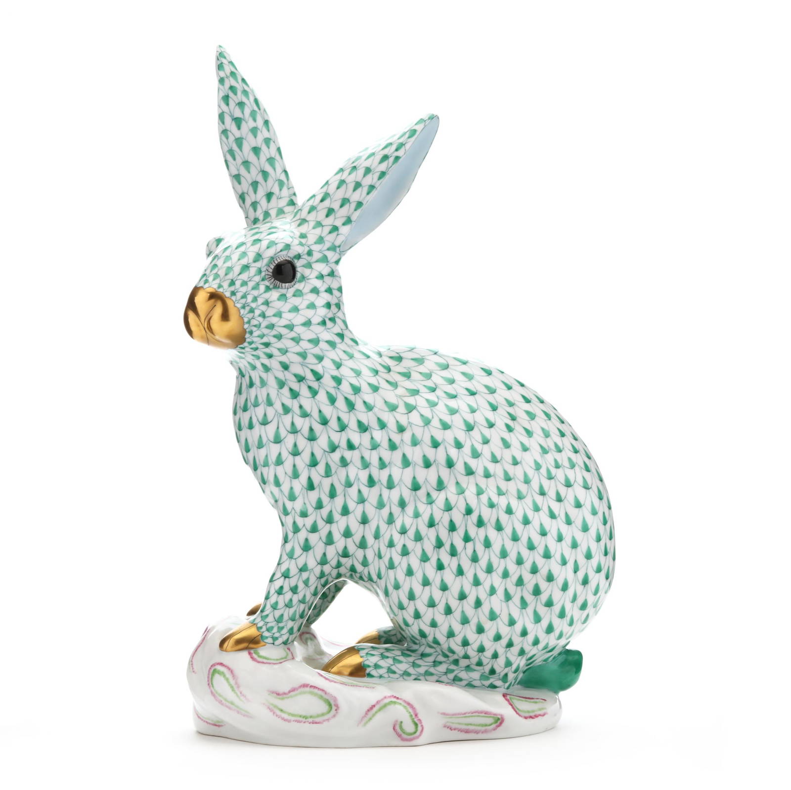 Large Herend Porcelain Rabbit Auction
