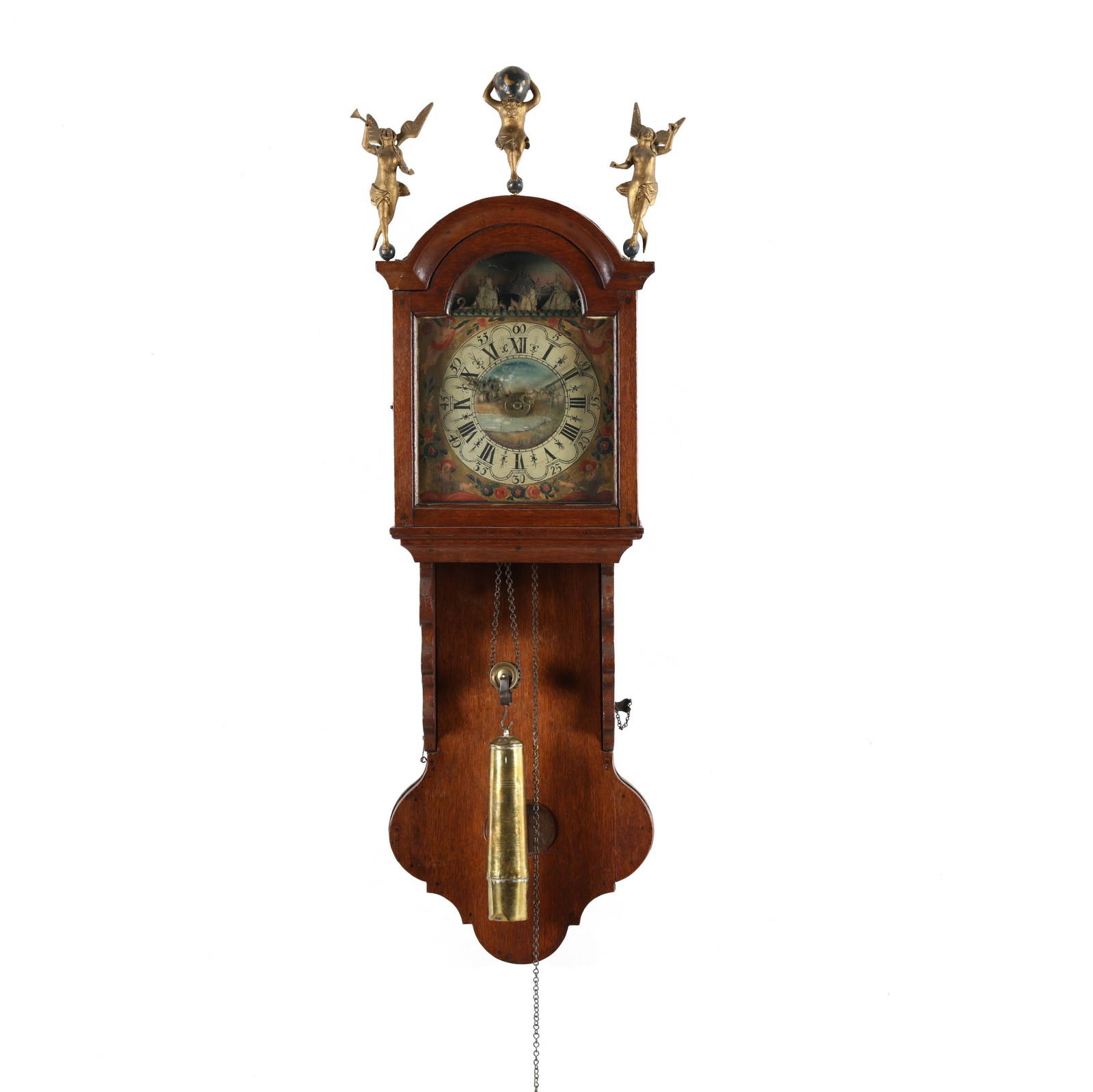 A Dutch "staartschippertje" Tail Clock With Rocking Ship Automaton Auction
