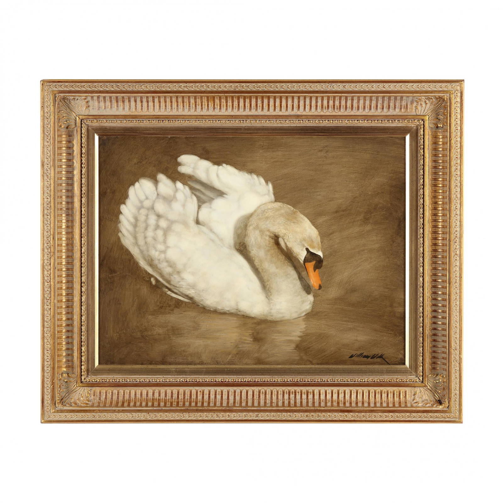 William Wolk (american, 1951-2022), Swan Auction