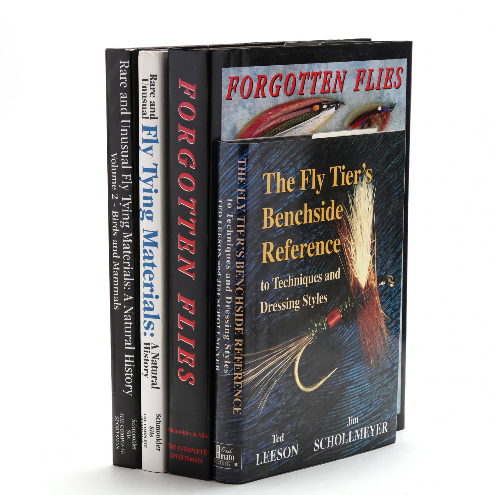 Four Fly Tying Books, Including Forgotten Flies , Two Signed Auction