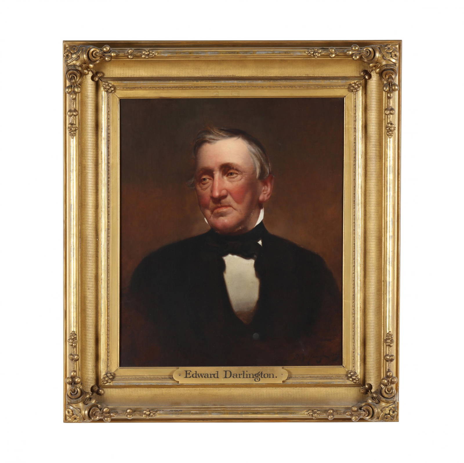Samuel Bell Waugh (american, 1814-1885), Portrait Of Edward Darlington ...