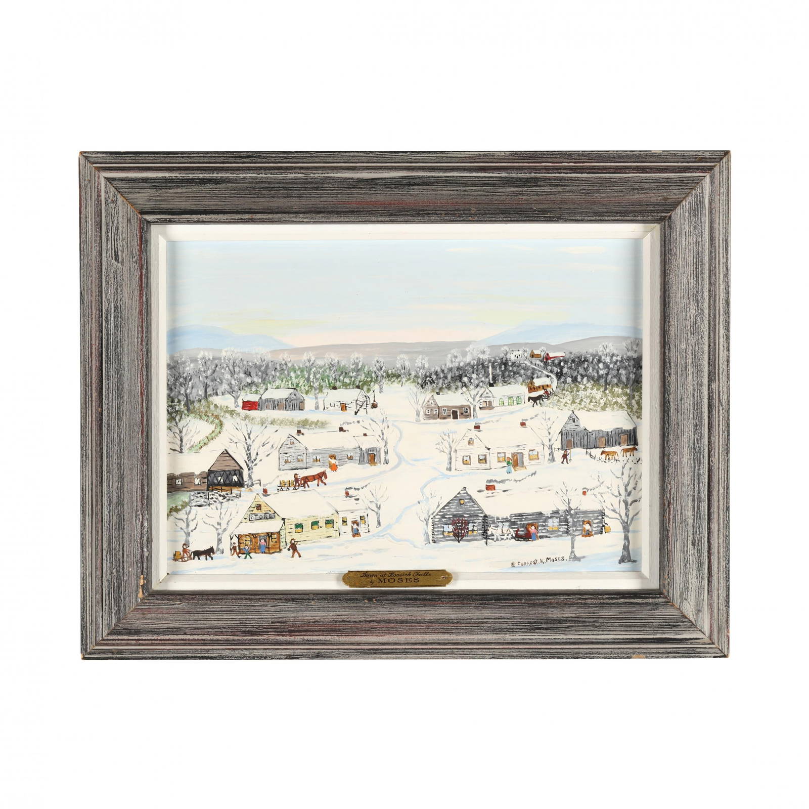 Forrest King Moses (american, 1893-1974), Dawn At Hoosick Falls / Over ...