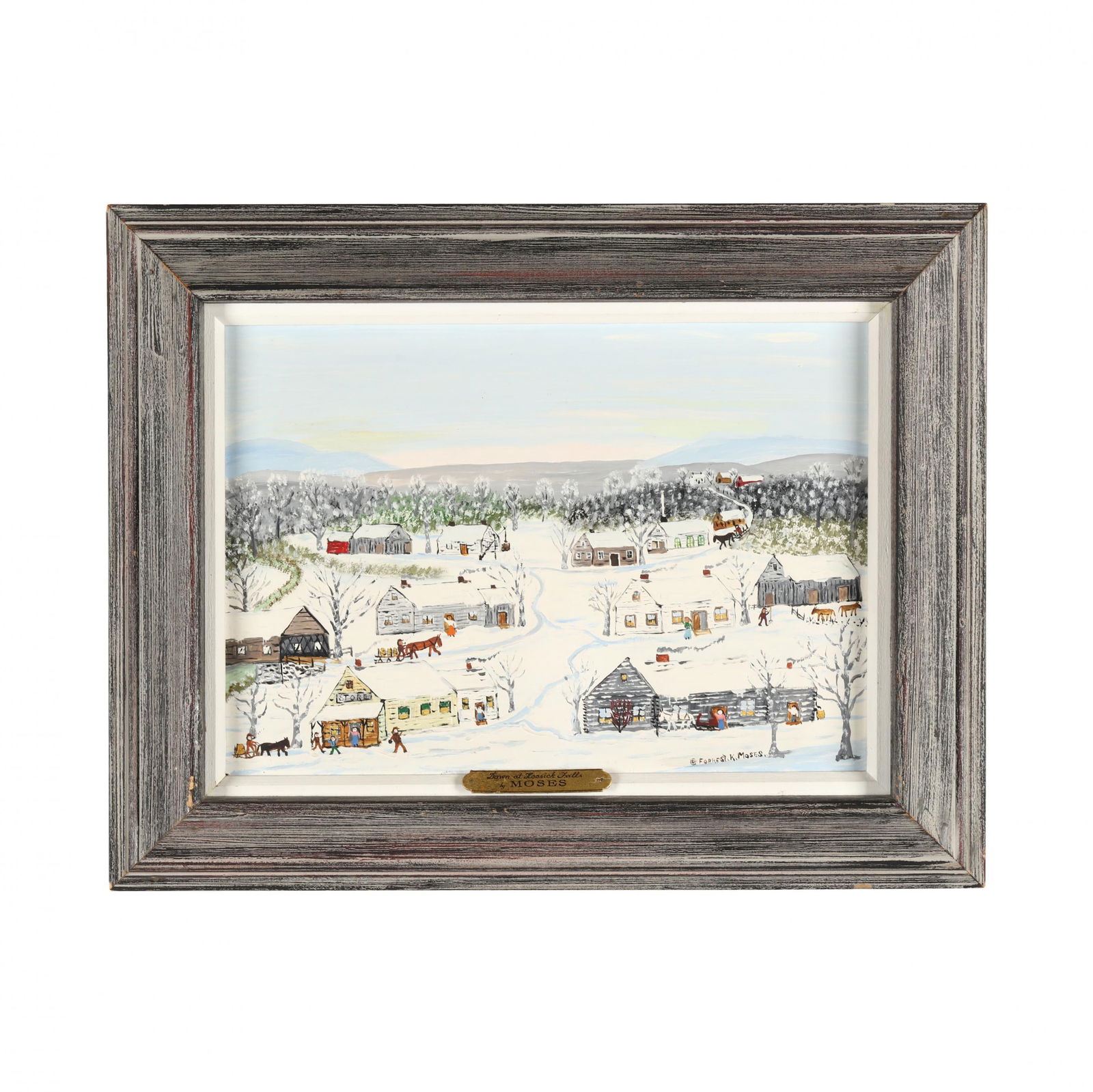 Forrest King Moses (american, 1893-1974), Dawn At Hoosick Falls / Over ...