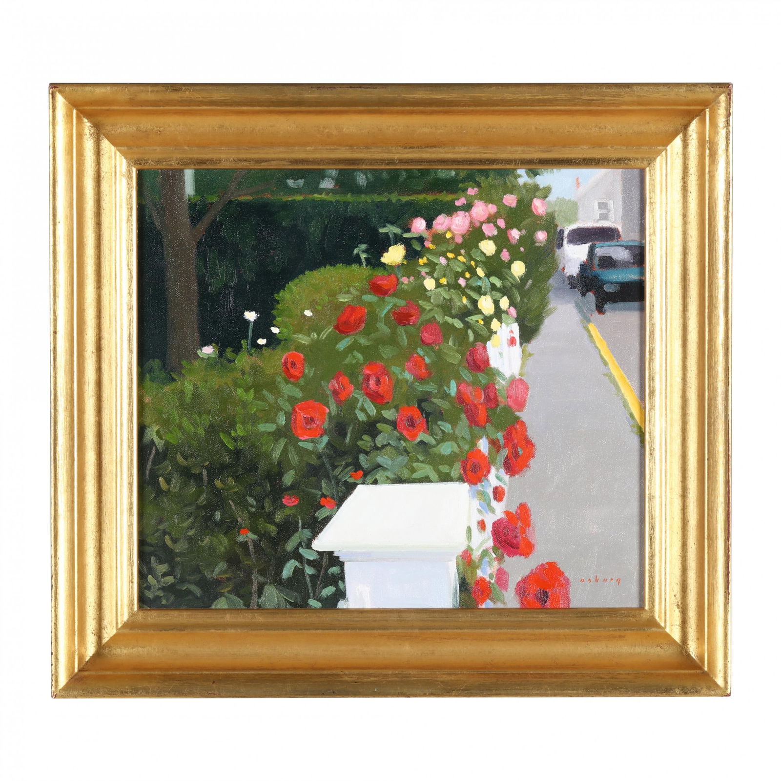 Hillary Osborn (american, B. 1965), Sidewalk Roses Auction