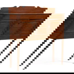 White Pine 2 Drawer Hunt Board Auction