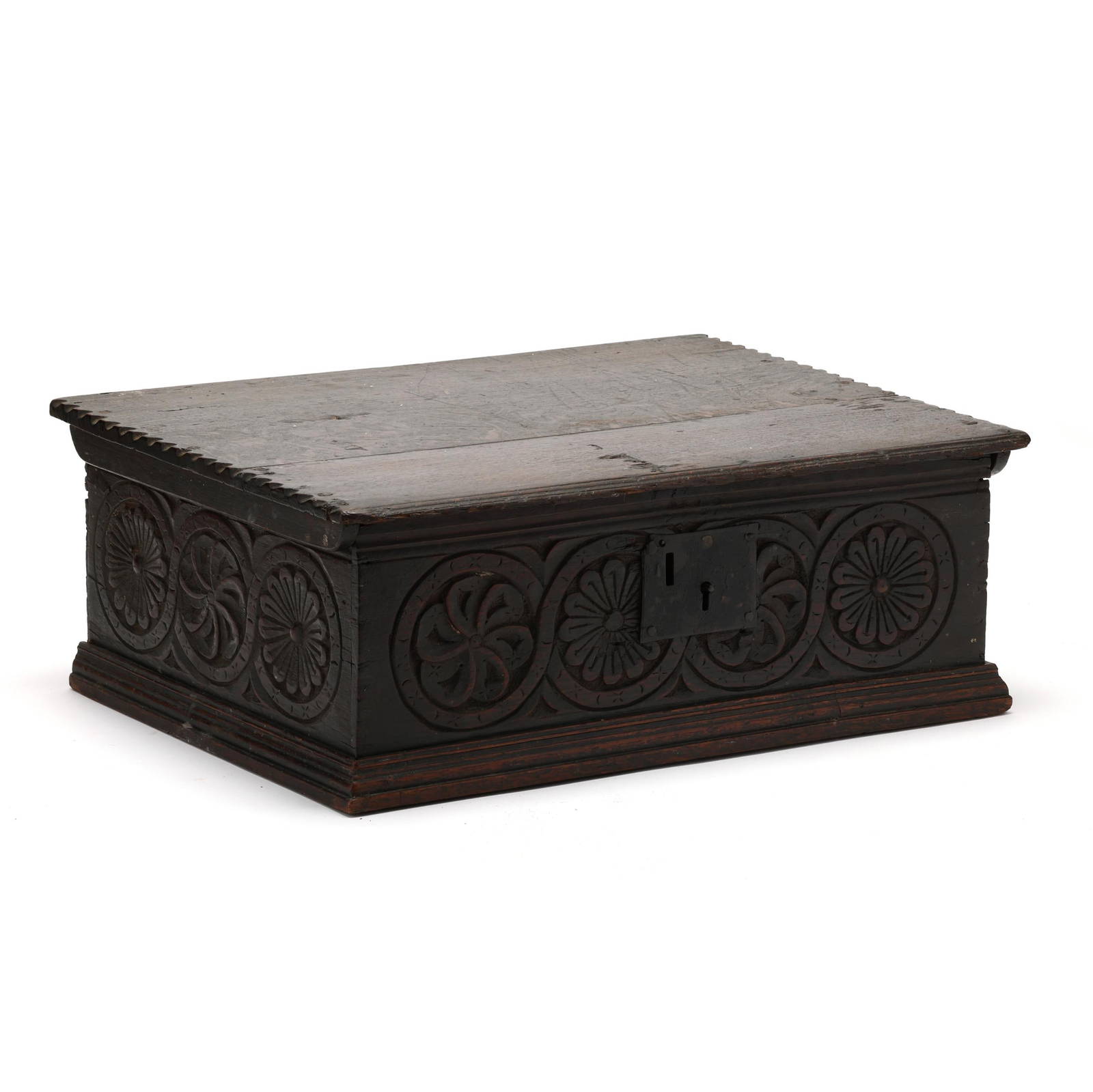 Jacobean Carved Oak Bible Box Auction