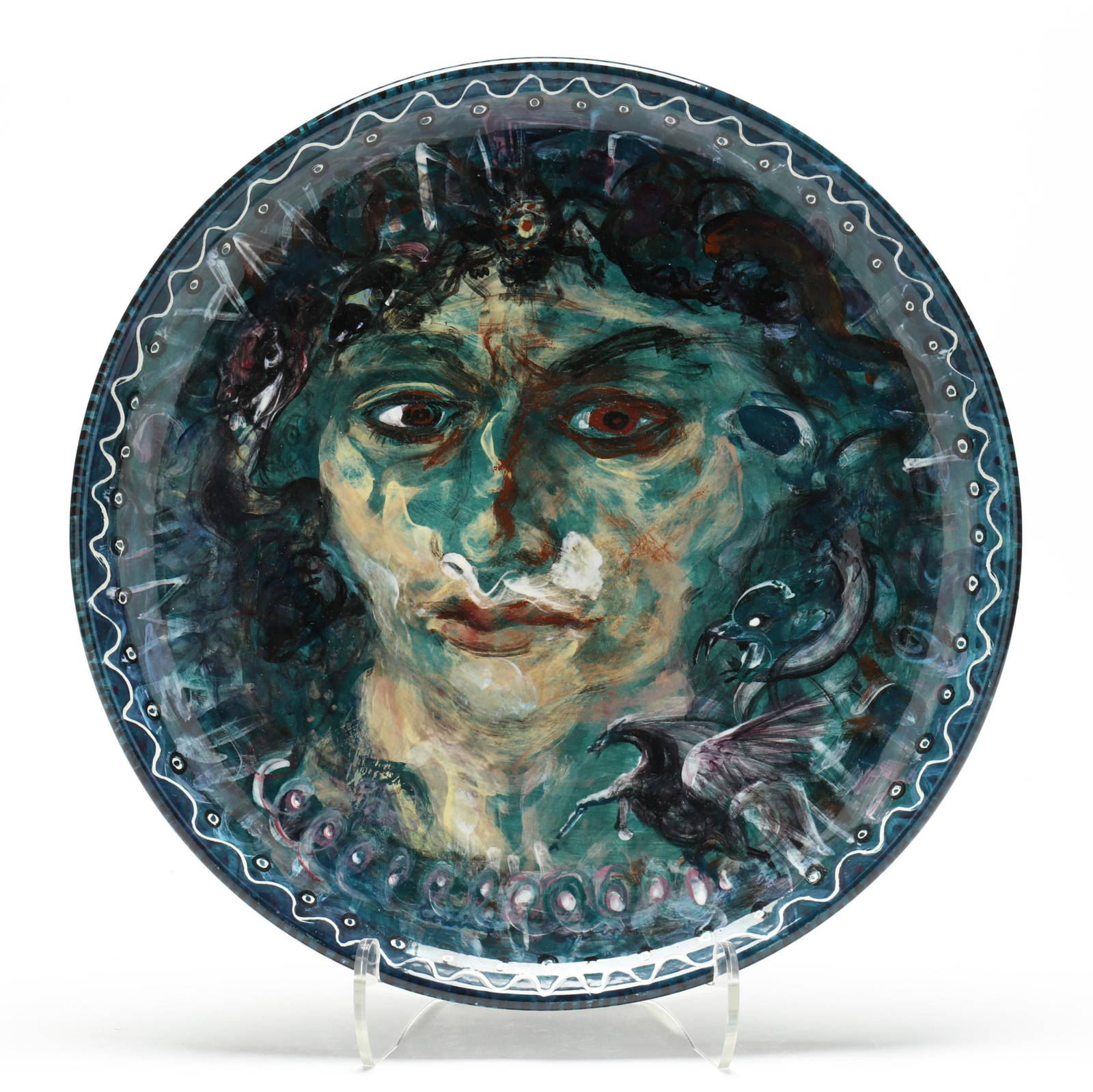 Jon Corbino (american, 1905-1964), Medusa Charger Auction