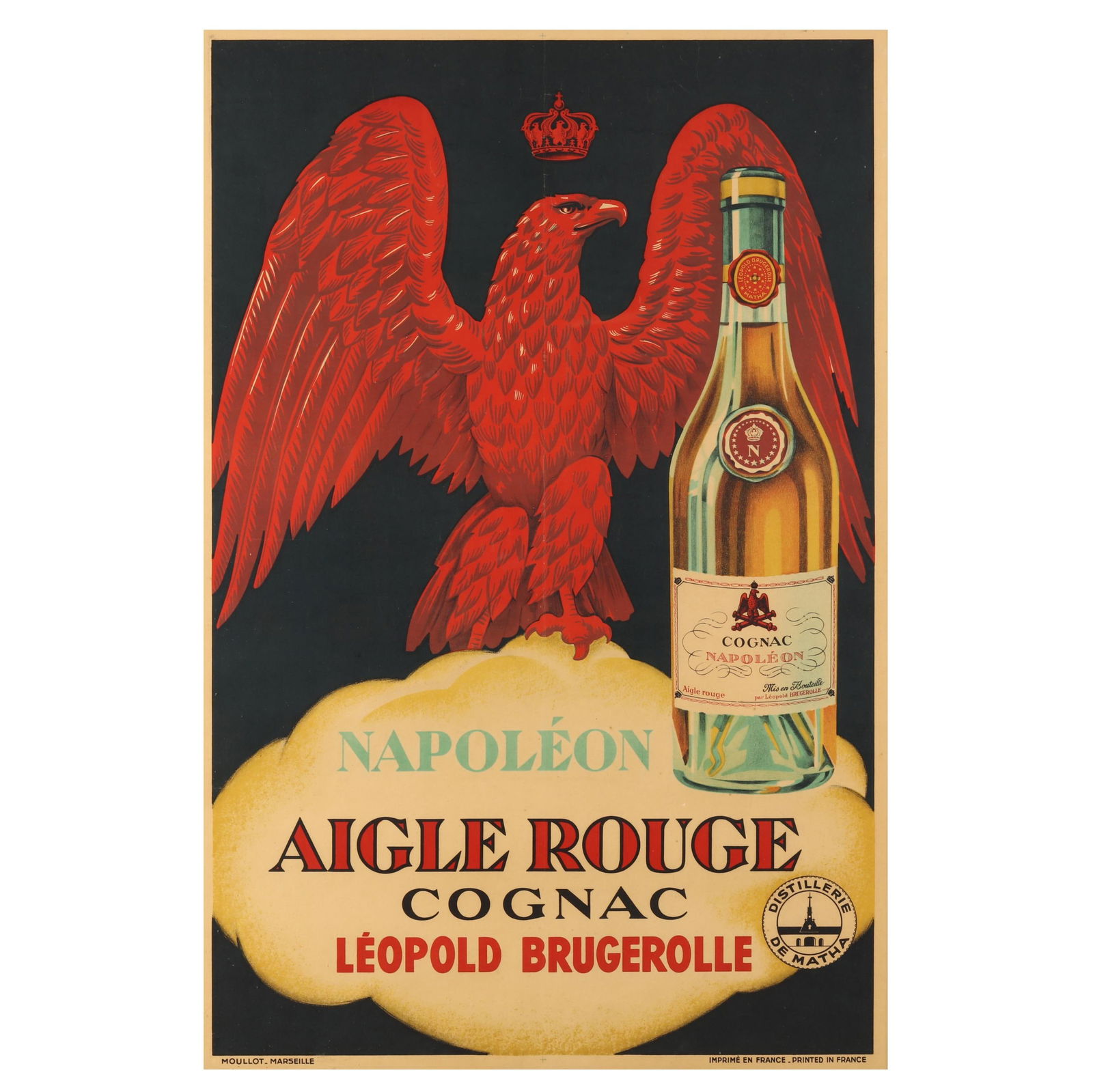 French School (early/mid 20th Century), Napoléon Aigle Rouge Cognac ...