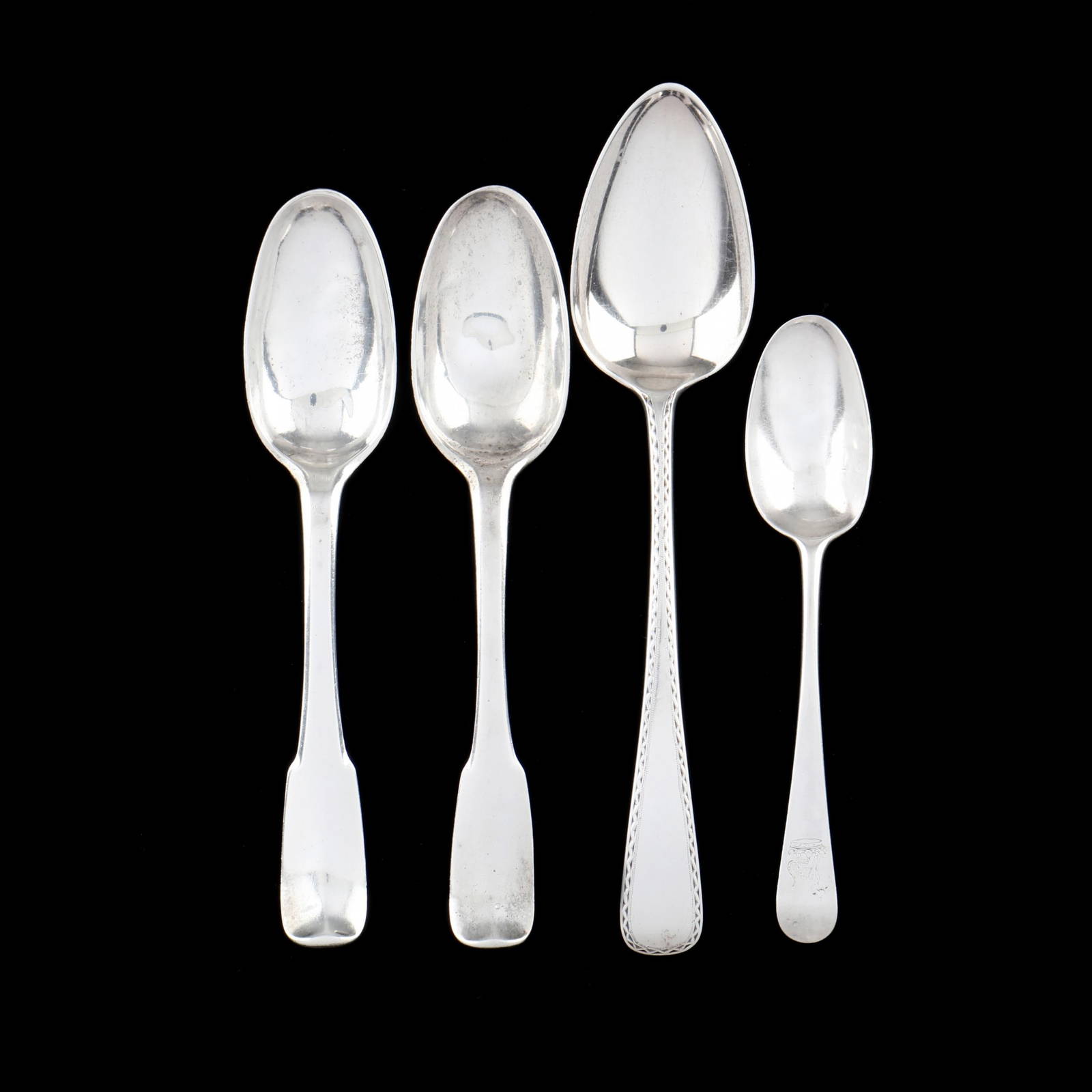 Four Georgian Silver Spoons Auction