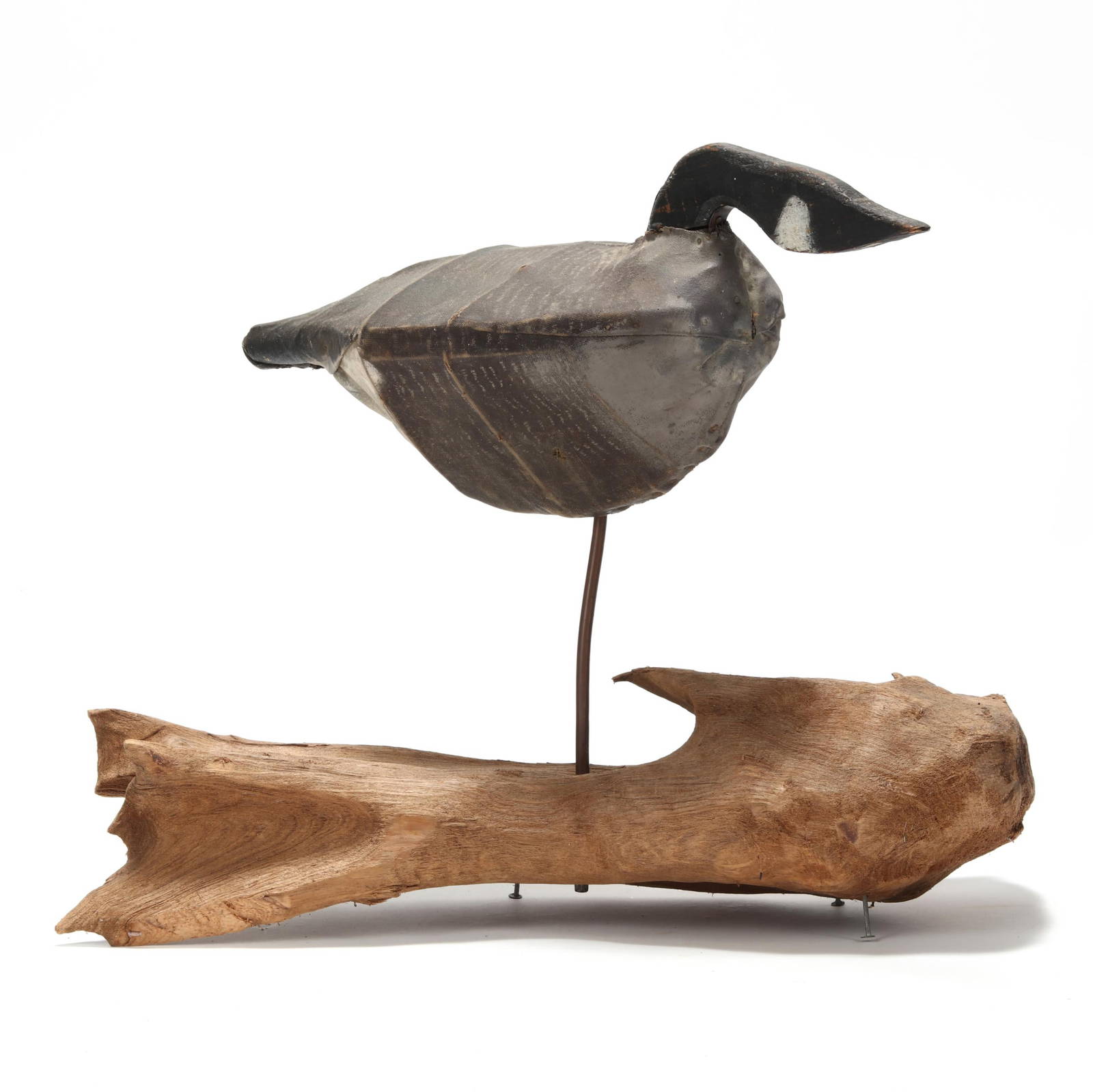 Caleb Cartwright (va, 1893-1977), Published Goose Mounted On Driftwood ...