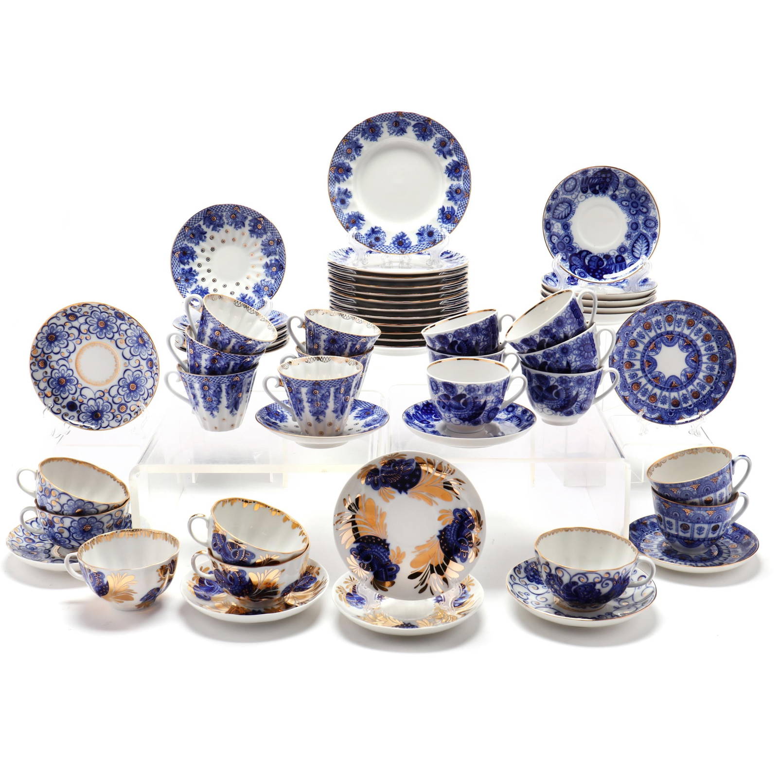 Assortment Of Lomonosov Porcelain Dinnerware Auction