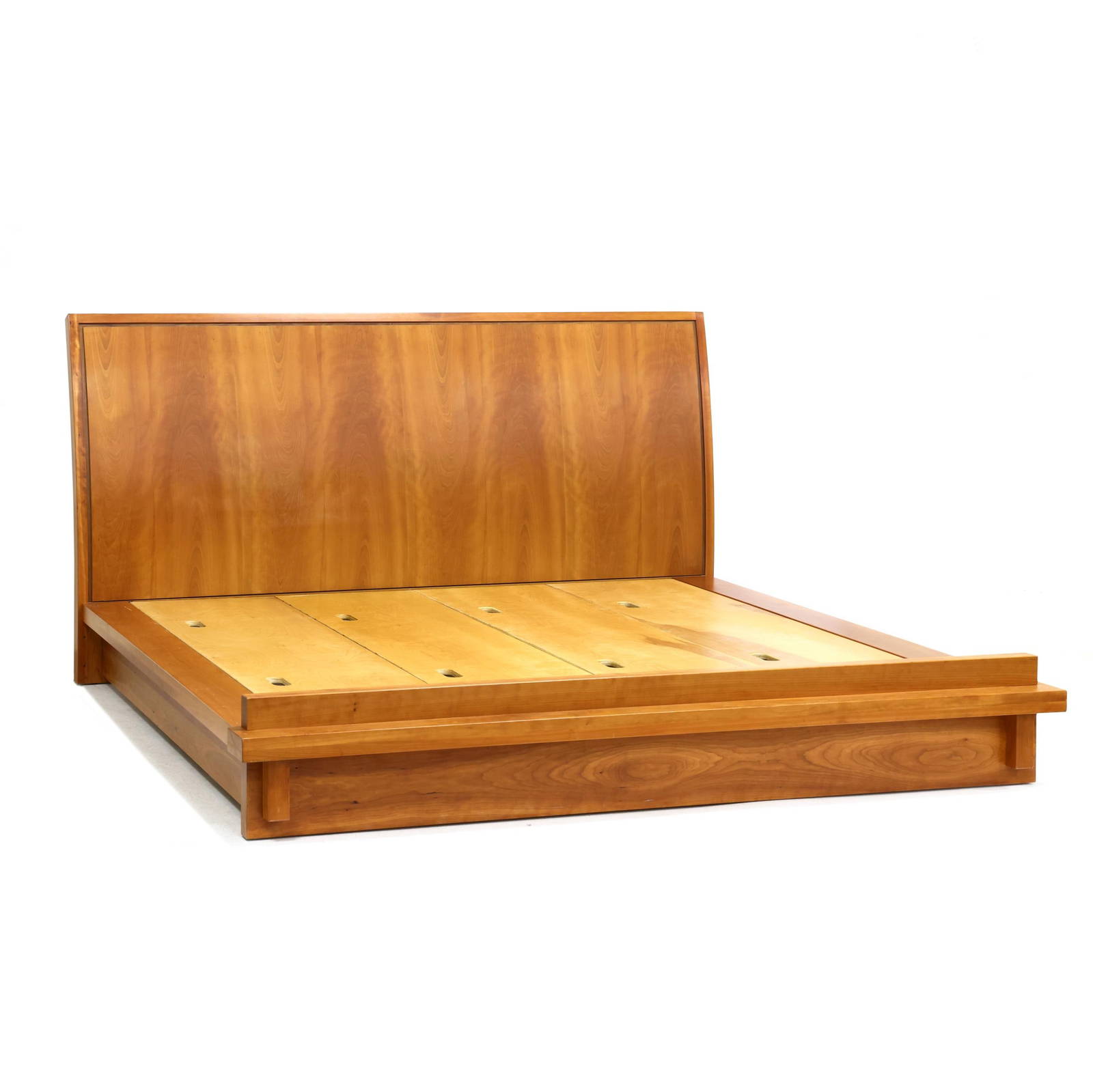 Stickley, Contemporary Cherry King Size Bed Auction