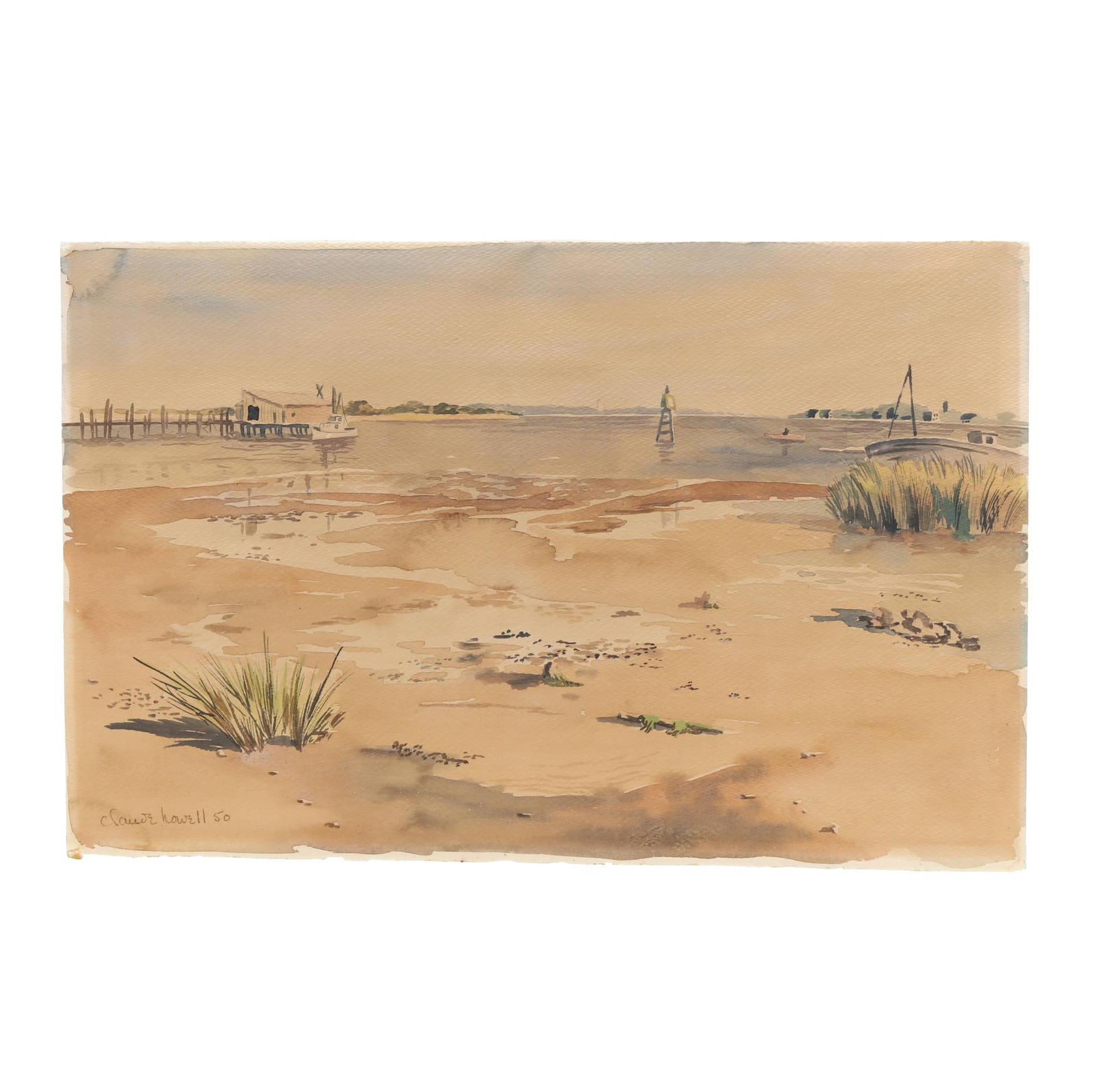 Claude Howell (nc, 1915-1997), View From Southport (towards Bald Head ...