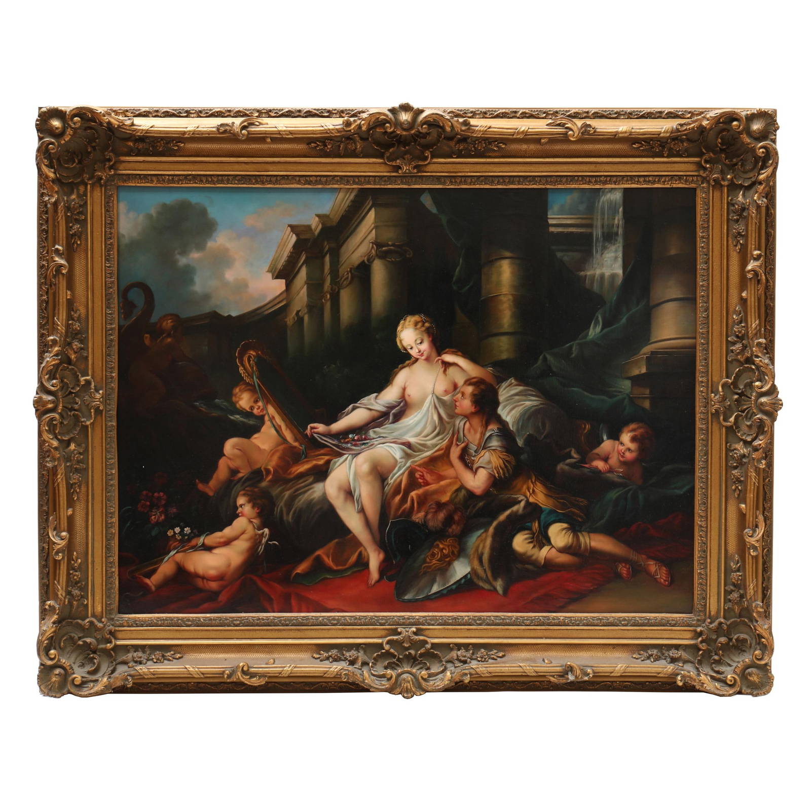 After François Boucher (french, 1703-1770), Rinaldo And Armida Auction