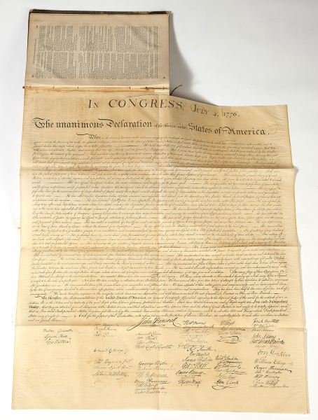 Declaration of Independence, Bound Stone Print