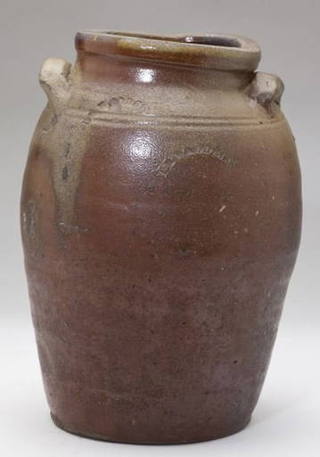 Virginia Pottery Crock, T.r. Waddell