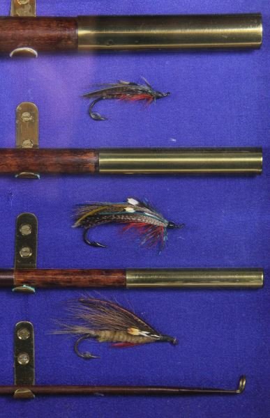 Antique Fly Fishing Rod and Reel Display : Lot 231