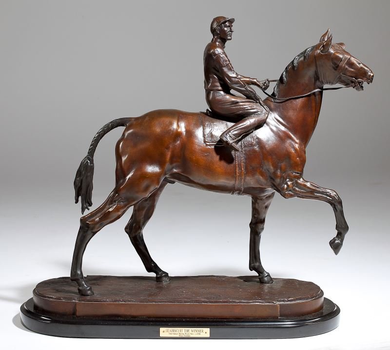 Max Turner, "seabiscuit The Winner" Sculpture