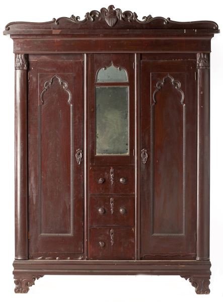 Important Thomas Day Wardrobe, NC