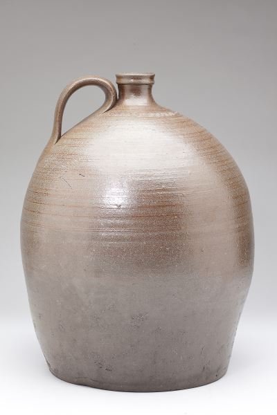 NC Pottery Jug, Stamped "W. H. Hancock"
