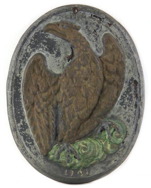 Cast Iron Eagle Fire Mark