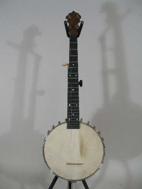 1030: Vintage Bay State Open Back 5-String Banjo, c. 18