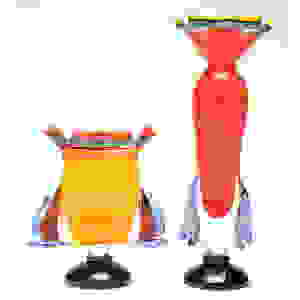 Peter Secrest, Two Art Glass Vases