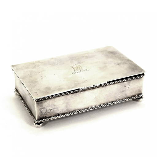 Exeter, Silver Cigarette Box