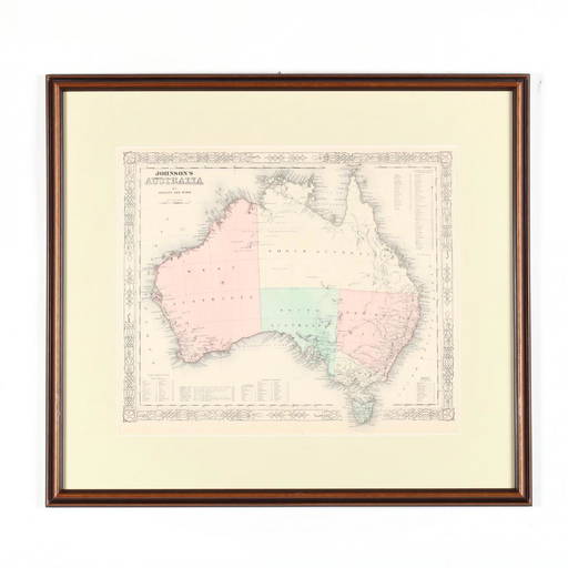 Johnson's Map Of Australia