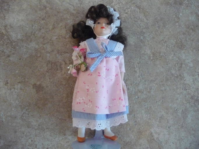 Vintage Collectible Porcelain "brigitte Representing France. " Doll
