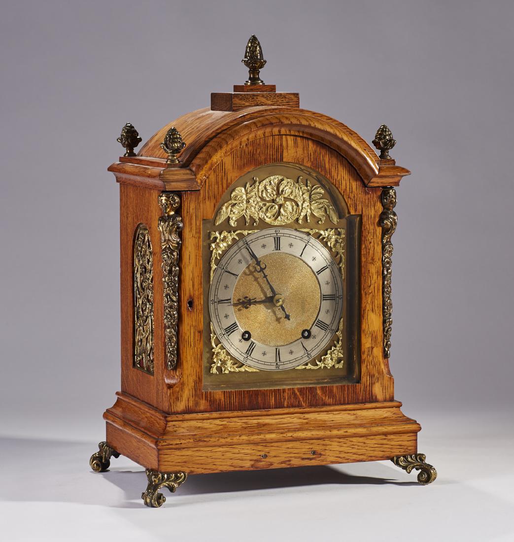 German 19c Winterhalder & Hofmeier Bracket Clock
