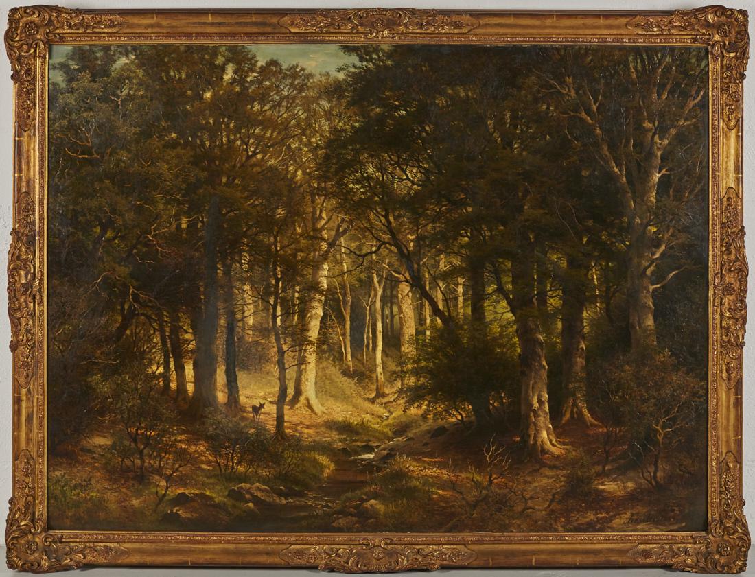 Friedrich A. Kessler German 1826-1906 Oil Painting