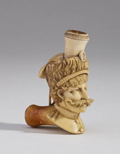 Carved Meerschaum Cheroot Pipe of Gentleman - Jan 21, 2018 | Myers Fine ...