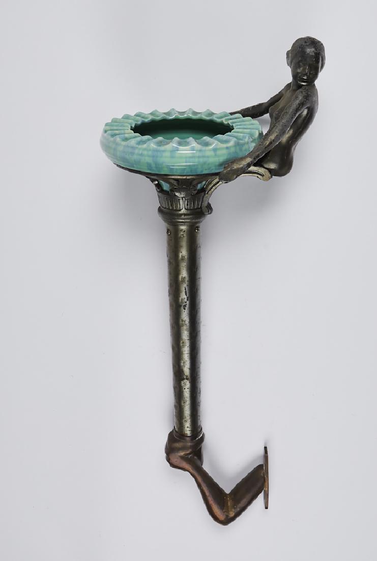 Art Deco 1930's Frankart Wall Mounted Ash Stand