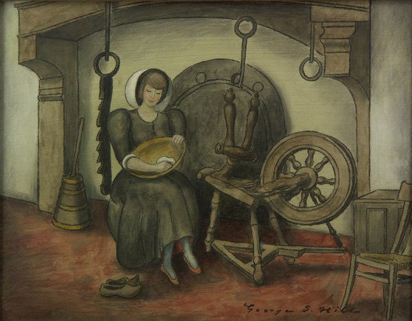 237: George Snow Hill Am 1898-1972 Boston Painting