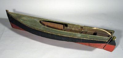 214: Old 19thC. Chesapeake Bay Sharpie 30inch Pond Boat