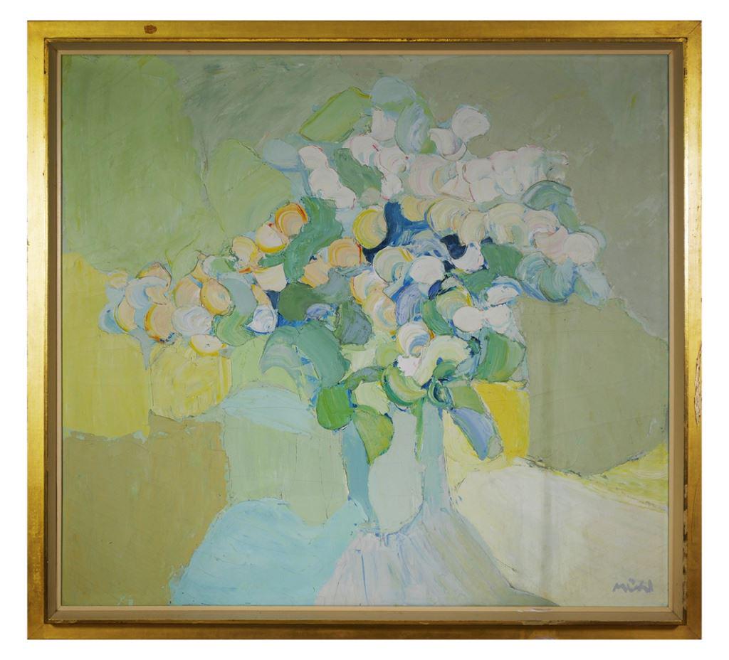 Roger Muhl (french, 1929 2008) Fleurs Oil Painting Findlay Gallery
