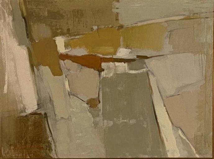 Paul Winthrop Wood (1922 2003) Modernist Painting