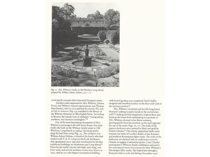 HOWARD G. CUSHING - Gertude Vanderbilt Whitney Painting