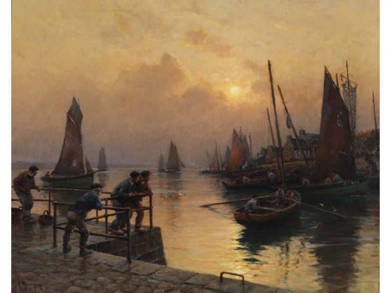 GEORGES PC MARONIEZ (1865-1933) Oil Painting