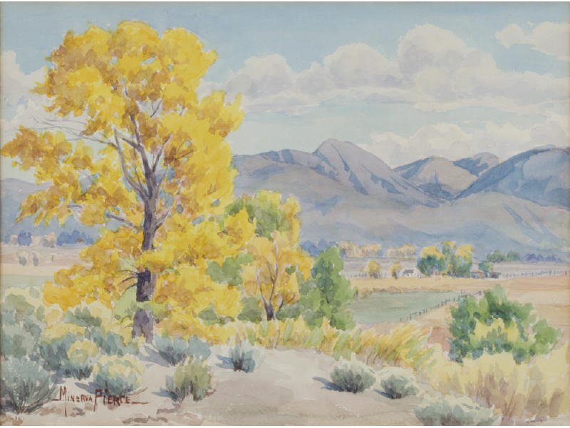 MINERVA D. PIERCE (American, 1883-1972) Painting