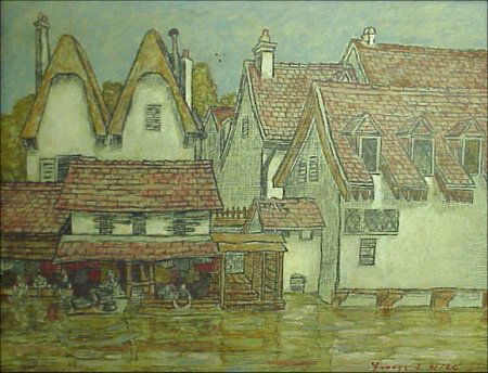 102: George Snow Hill 1898-1969 Oil Painting