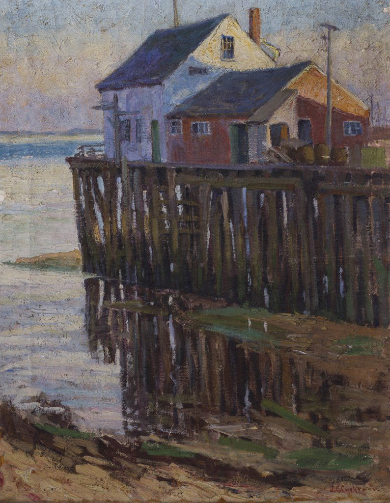 Cochrane, Josphine 1864-1953 Provincetown Oil Painting