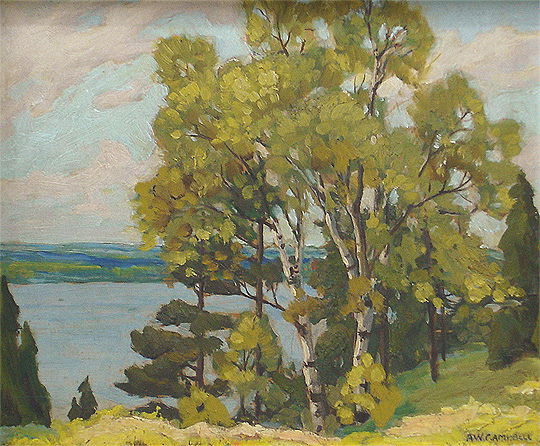 79: A.W. Campbell - Canadian Lake Simcoe 1923 Painting - Mar 05, 2006 ...