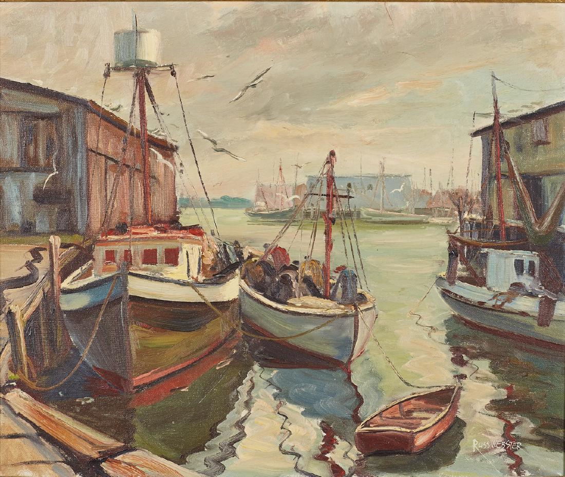 Russ Webster (American, 1904-1984) Gloucester Painting