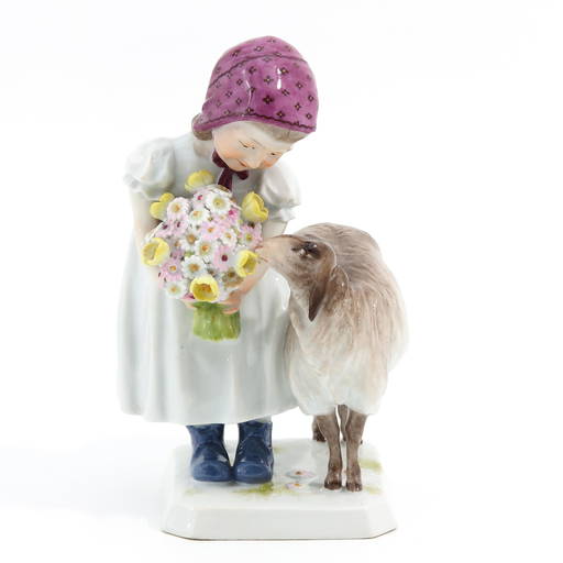 A Meissen Sculpture Designed By Max Bochmann